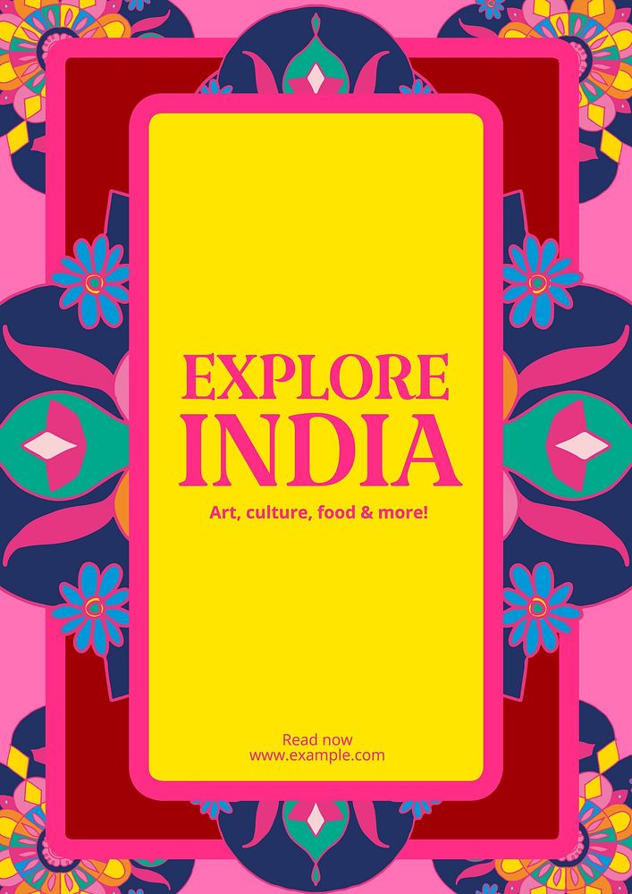 Indian art & culture poster | Premium Photo - rawpixel