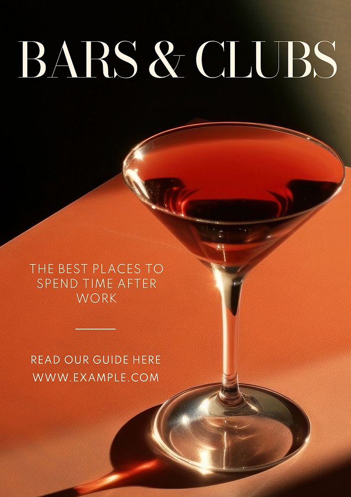 Bar & club poster template | Free Photo - rawpixel