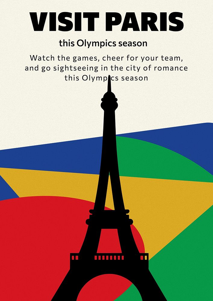 2024 Olympics poster template | Free Photo - rawpixel