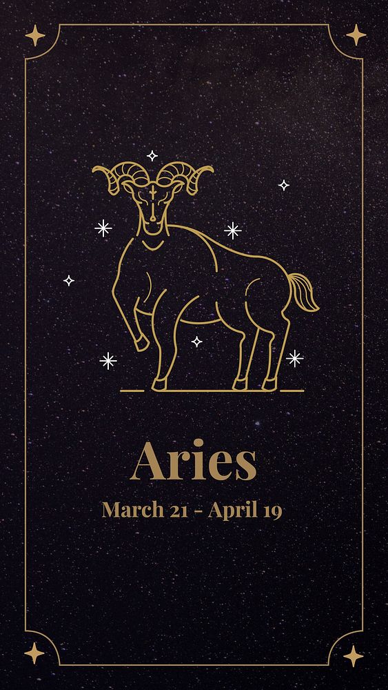 Aries Facebook story template | Free Photo - rawpixel