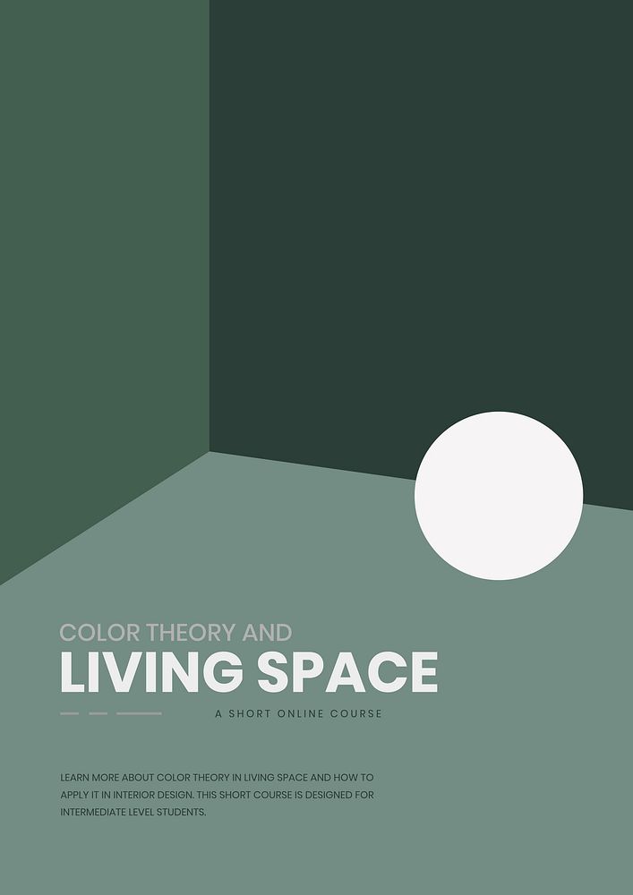 Green living poster template | Free Photo - rawpixel