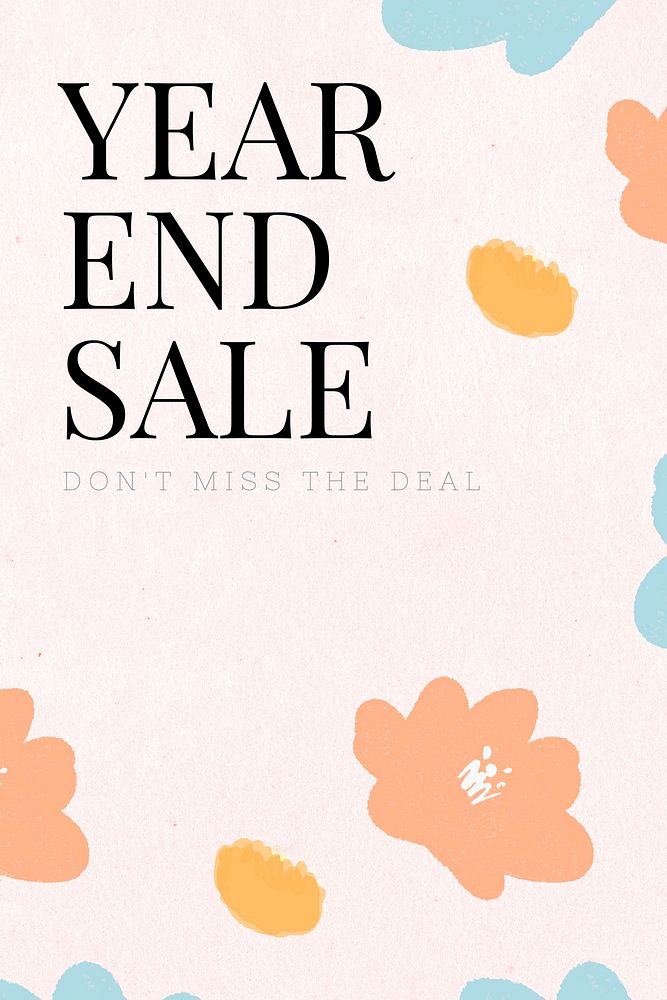 Sales deal Pinterest pin template, | Free Photo - rawpixel