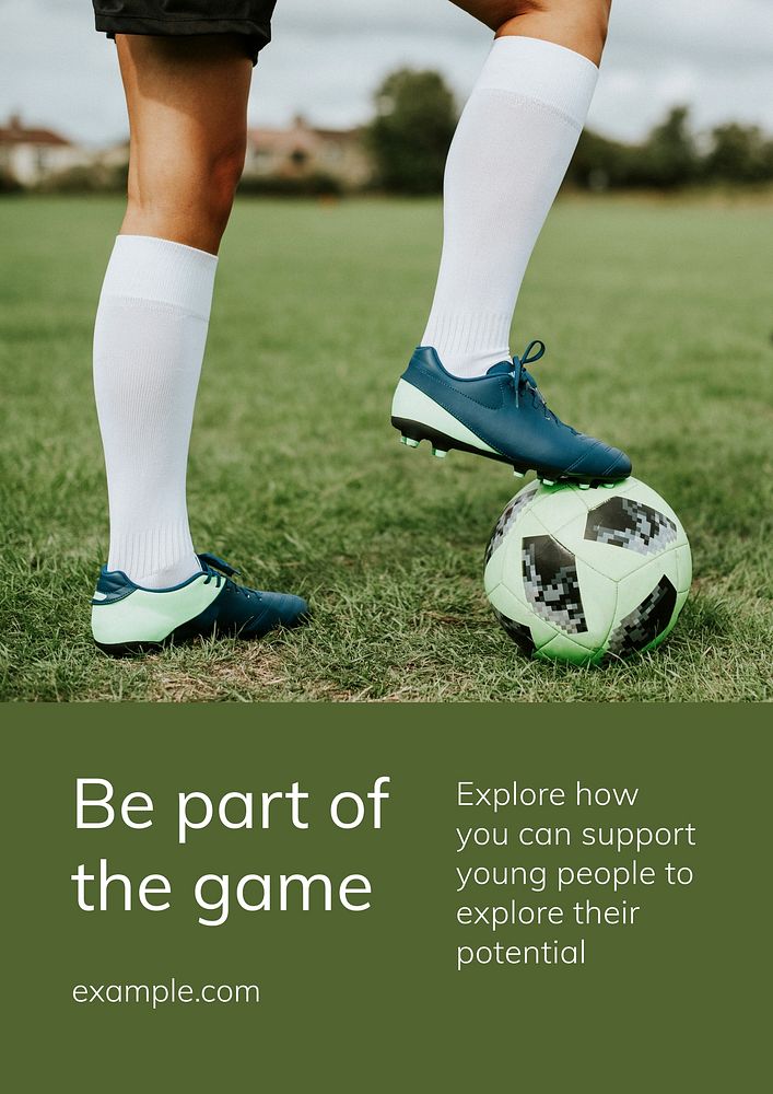 Football game poster template sport | Free Photo - rawpixel