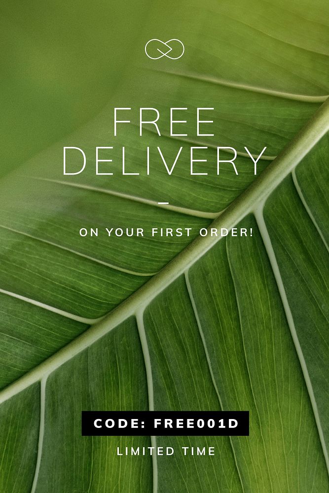 Free delivery poster template | Free Photo - rawpixel