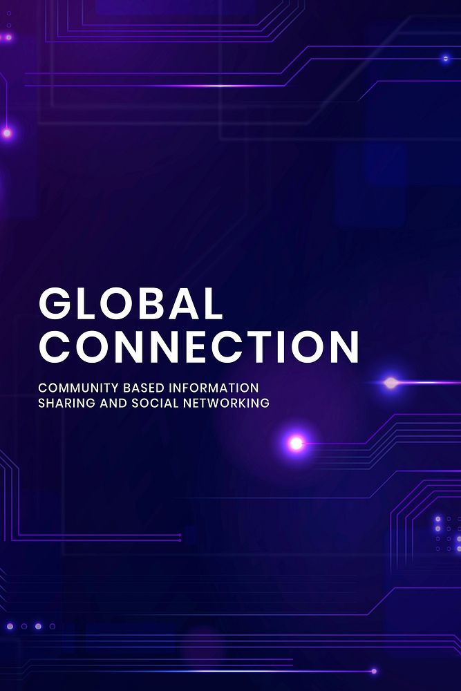 Digital technology Pinterest pin template, | Free Photo - rawpixel