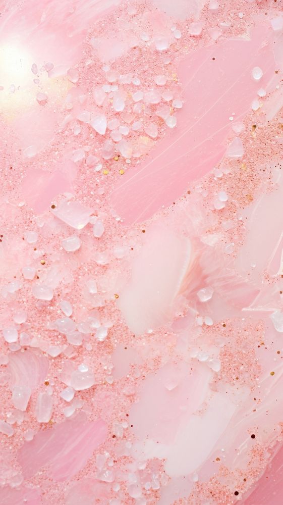 Pink glitter outdoors blossom crystal. | Premium Photo - rawpixel