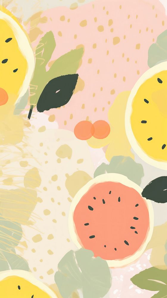 Cute anime summer melon art | Free Photo Illustration - rawpixel