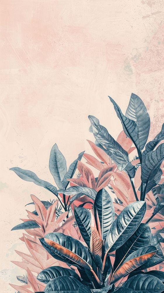 Wallpaper flower bushes drawing sketch | Free Photo Illustration - rawpixel