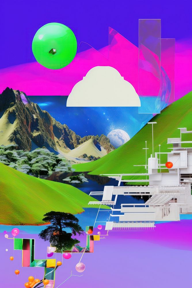 Graphics nature art outdoors. | Free Photo Illustration - rawpixel