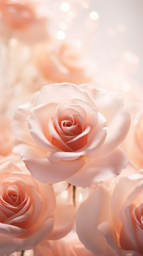 Roses center blossom flower plant. | Free Photo - rawpixel