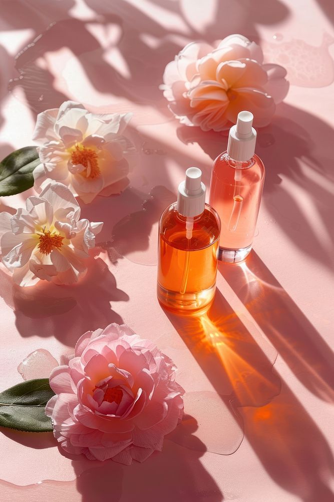 Skincare aesthetic cosmetics perfume blossom. | Free Photo - rawpixel