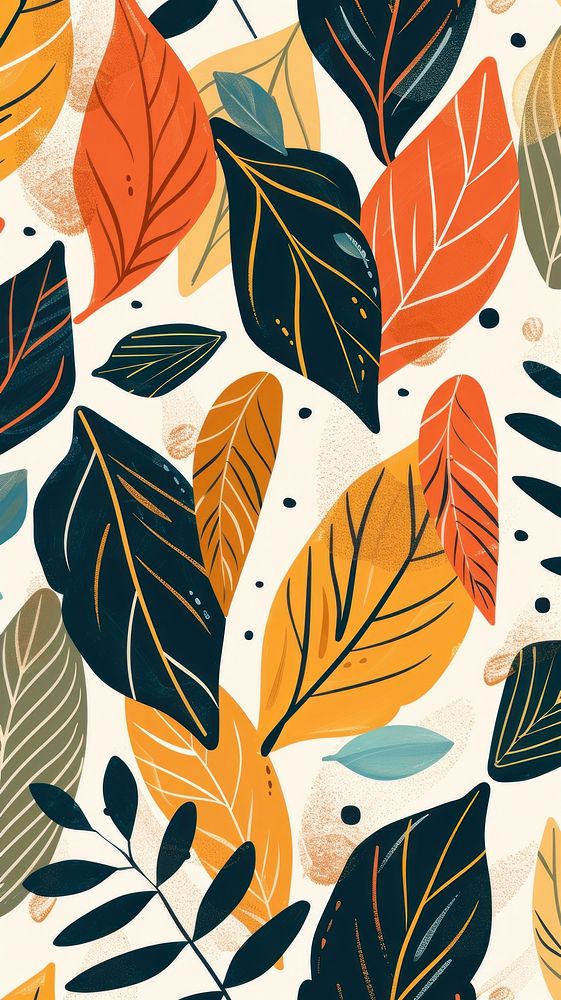 Pattern plant leaf art. | Free Photo Illustration - rawpixel