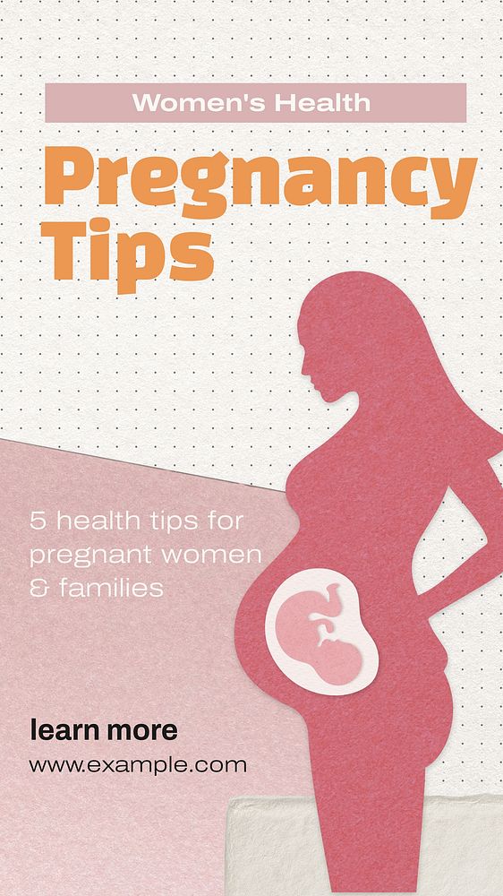 Pregnancy tips Instagram story template | Free Photo - rawpixel