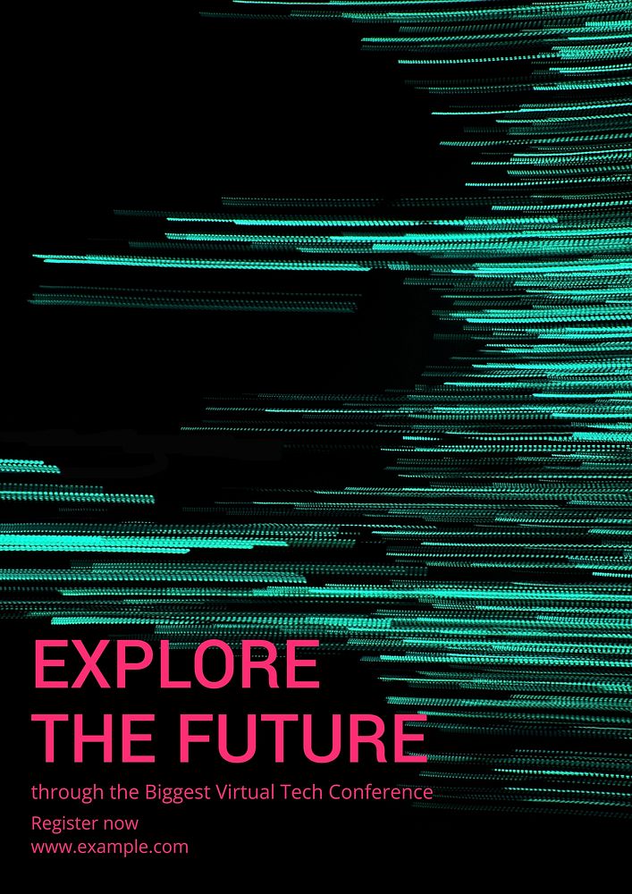 Explore future poster template & | Free Photo - rawpixel