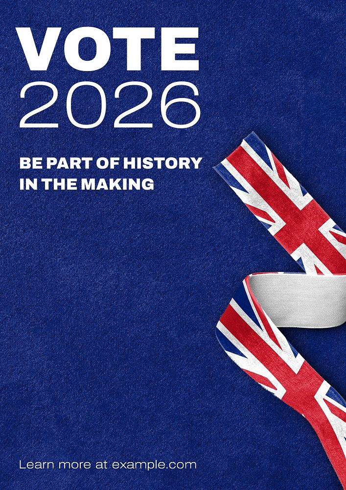 Vote election campaign poster template | Free Photo - rawpixel