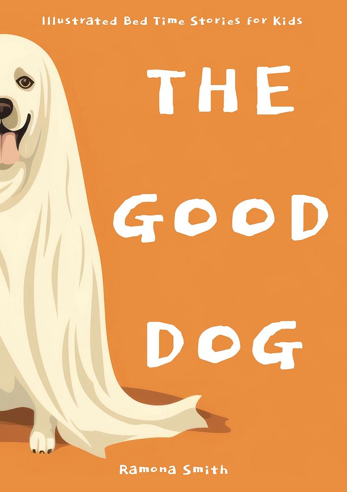 Dog book cover template | Free Photo - rawpixel