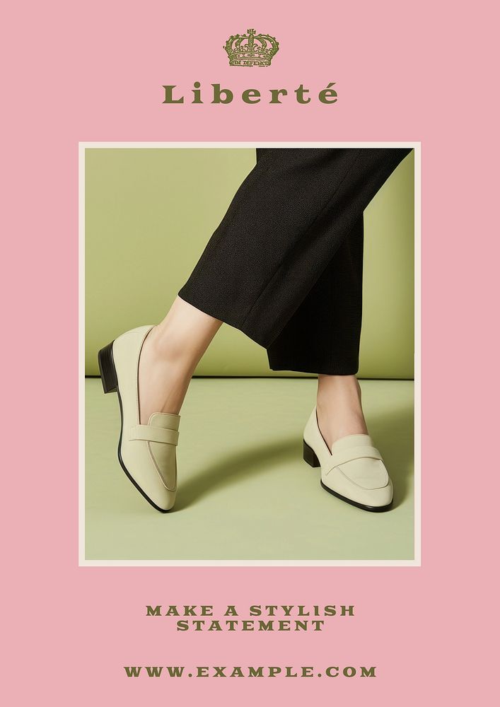 Fashion statement poster template | Free Photo - rawpixel