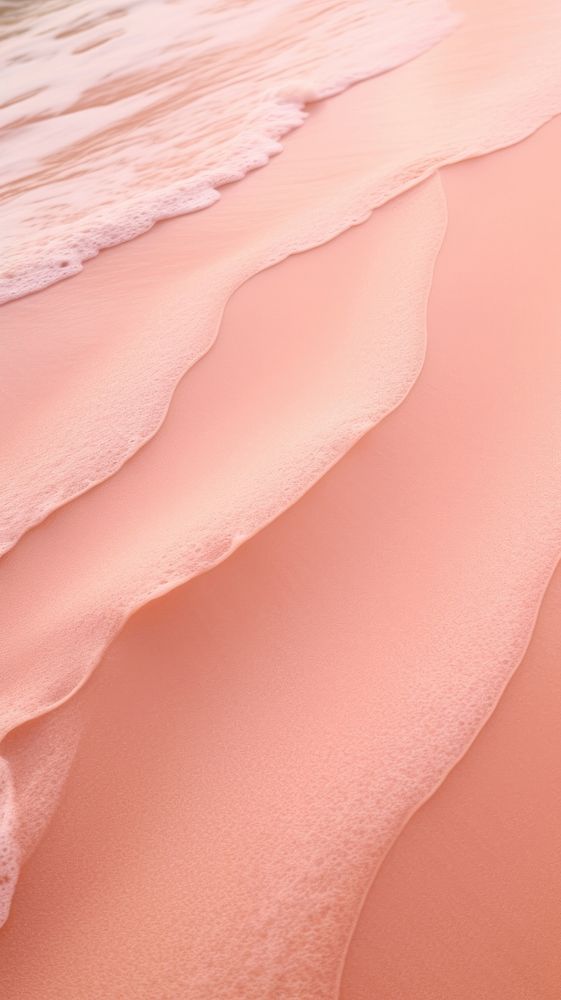 Pink beige aesthetic wallpaper beach | Free Photo - rawpixel