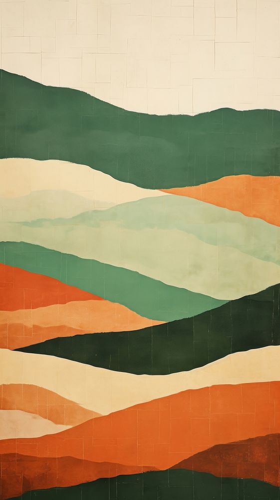 Grassland art painting modern art. | Free Photo Illustration - rawpixel