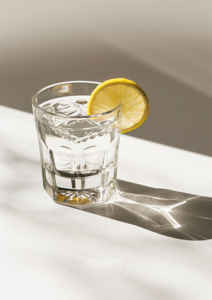 Refreshing lemon water glass sunlight | Free Photo - rawpixel