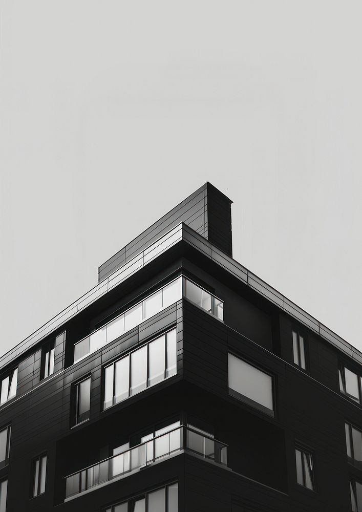Modern minimalist black building architecture | Free Photo - rawpixel