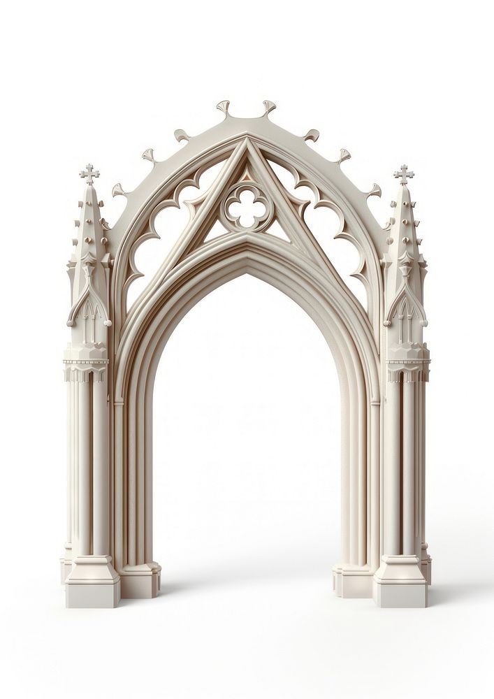 Gothic architectural arch illustration | Free Photo Illustration - rawpixel