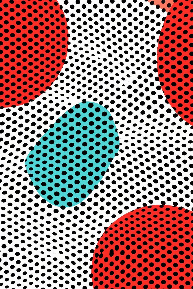 Vibrant pop art dotted pattern | Free Photo Illustration - rawpixel