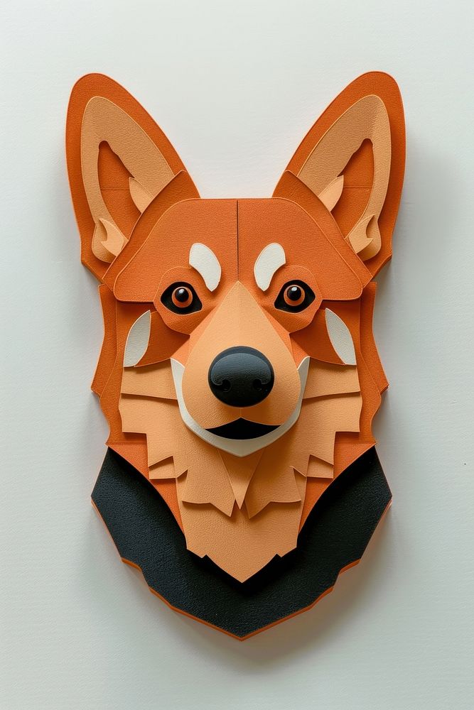 Geometric corgi dog illustration | Free Photo Illustration - rawpixel