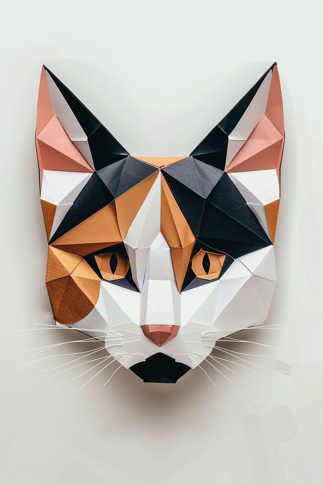 Geometric cat face illustration | Free Photo Illustration - rawpixel