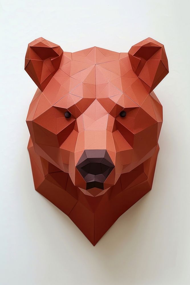 Geometric bear head illustration | Free Photo Illustration - rawpixel
