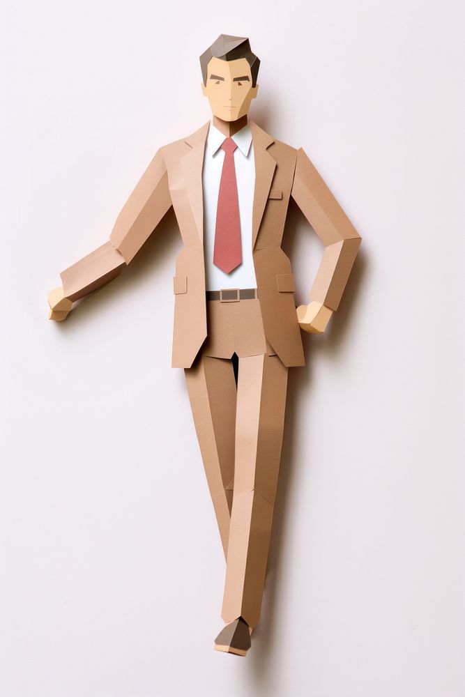 Stylized paper businessman illustration | Free Photo Illustration ...