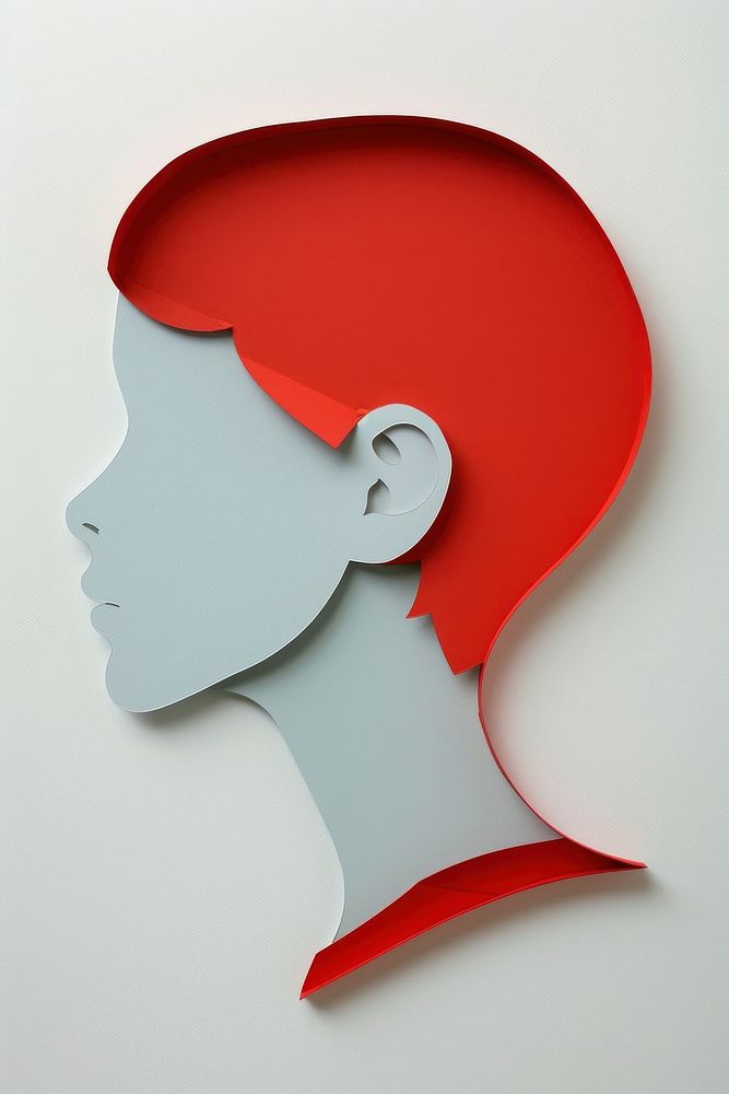 Minimalist profile silhouette art | Free Photo Illustration - rawpixel