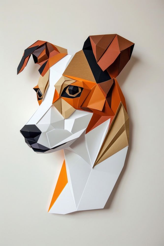 Geometric dog art illustration | Free Photo Illustration - rawpixel