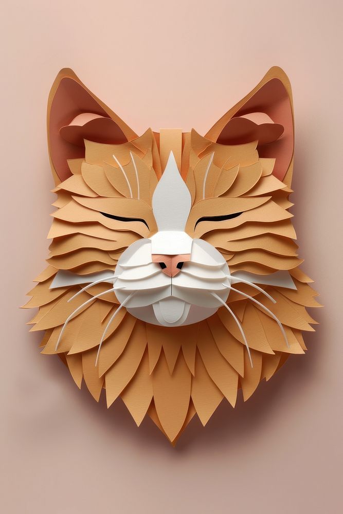Paper cat art, intricate design | Free Photo Illustration - rawpixel