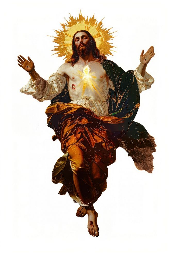 Religious divine Jesus Christ illustration | Premium Photo Illustration ...