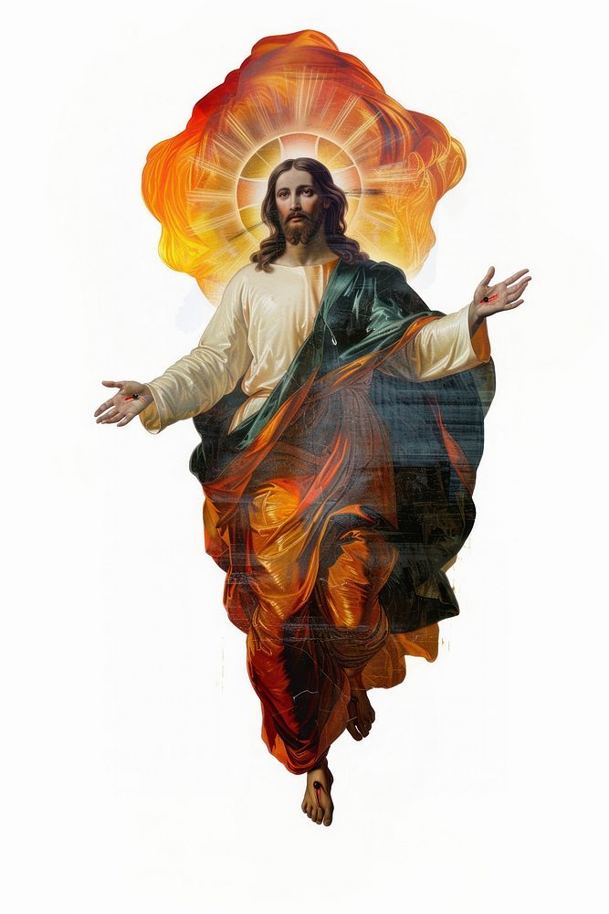 Divine Jesus Christ Ascension Illustration | Free Photo Illustration ...