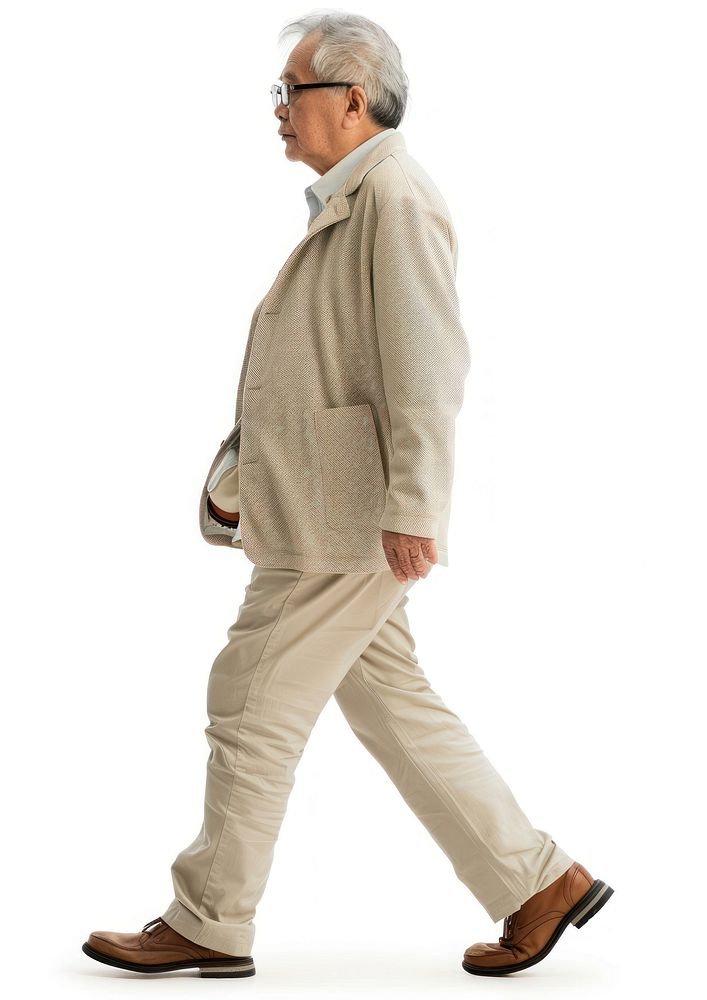 Elderly man walking side view | Free Photo - rawpixel