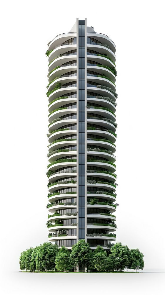 Modern green high-rise building | Free Photo - rawpixel