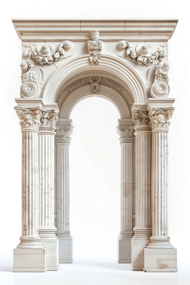Ornate classical architectural archway | Premium Photo - rawpixel