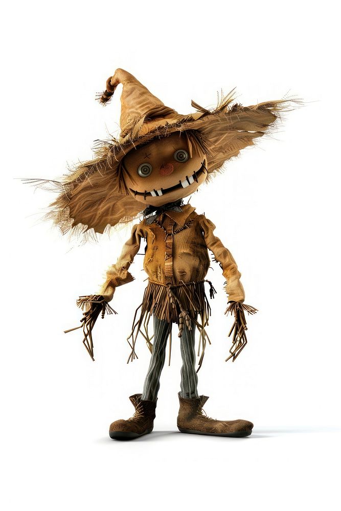 Whimsical scarecrow character illustration | Free Photo Illustration ...