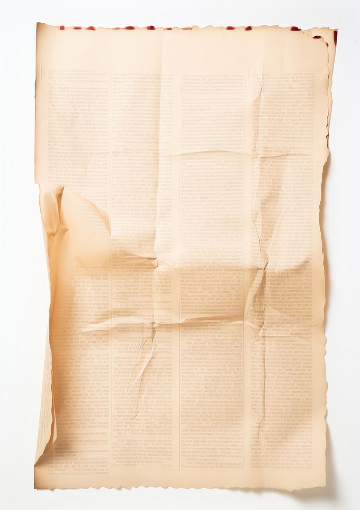 Vintage aged crumpled paper document | Free Photo - rawpixel