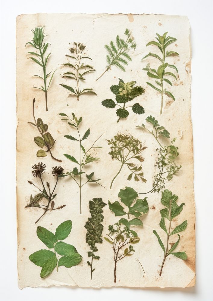 Vintage botanical herbarium collection | Free Photo - rawpixel