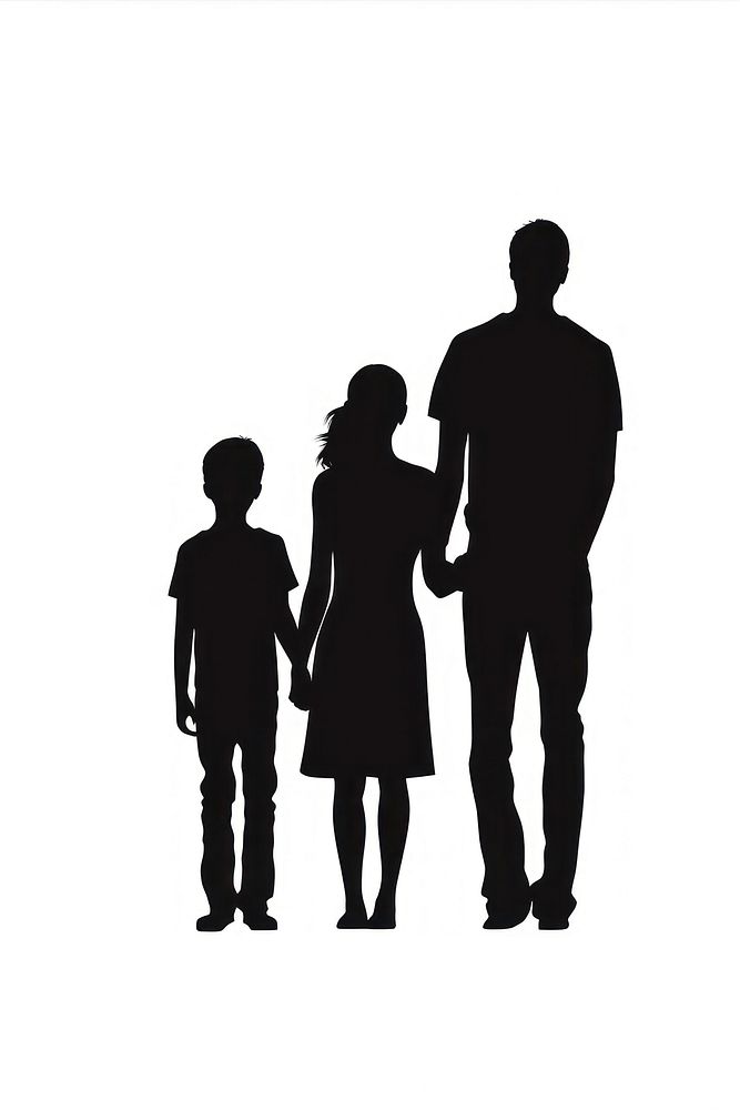 Family silhouette holding hands | Free Photo Illustration - rawpixel Family silhouette holding hands | Free Photo Illustration - rawpixel