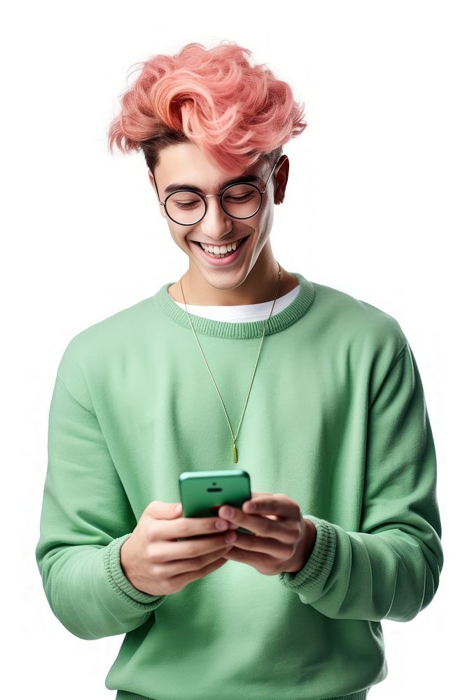 Happy man using smartphone | Premium Photo - rawpixel