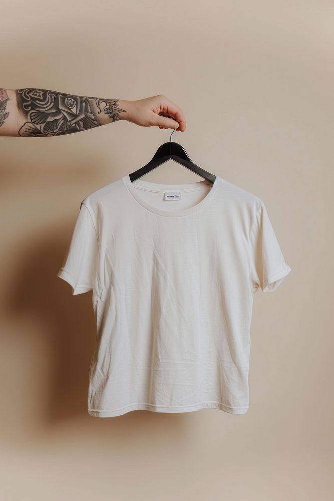 Hand holding plain white t-shirt | Free Photo - rawpixel