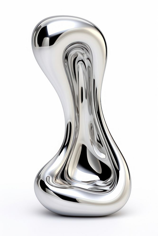 Abstract Metallic Fluid Sculpture Art Free Photo Illustration Rawpixel