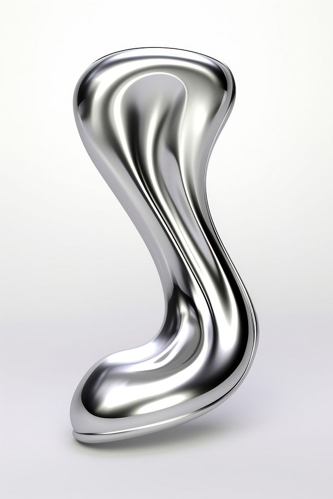Abstract metallic fluid sculpture design | Free Photo Illustration ...
