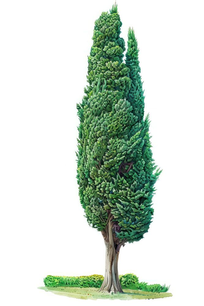 Mediterranean cypress tree conifer plant | Free Photo Illustration ...