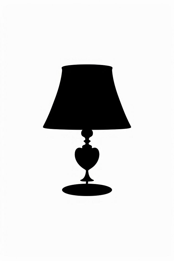Silhouette lampshade. | Free Photo Illustration - rawpixel