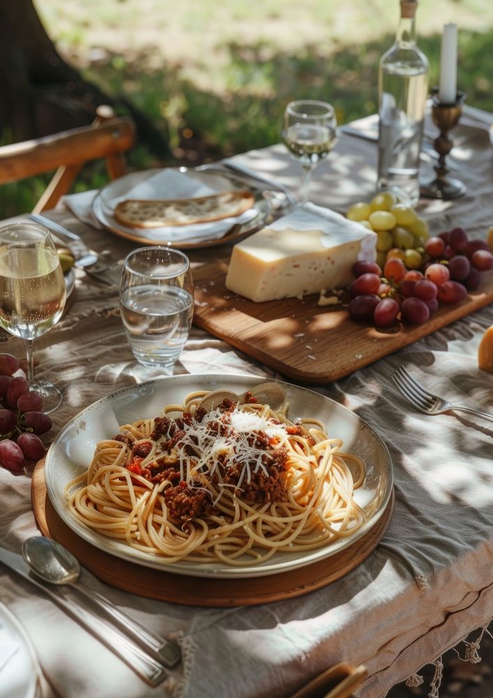 Outdoor Italian pasta feast | Free Photo - rawpixel